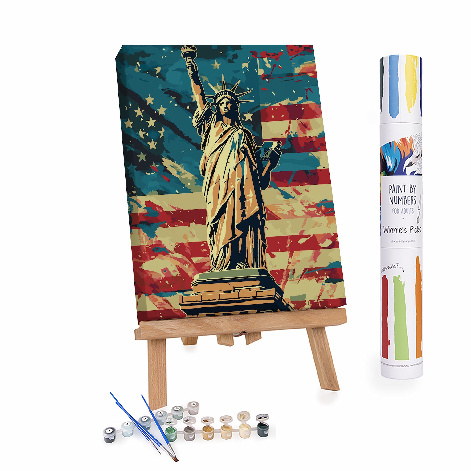 America's Freedom in Color | Adults' Paint by Numbers – Winnie's Picks