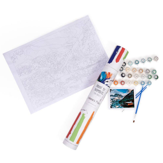 Starry Night Paint by Numbers | van Gogh | Free 3-day shipping – Winnie ...