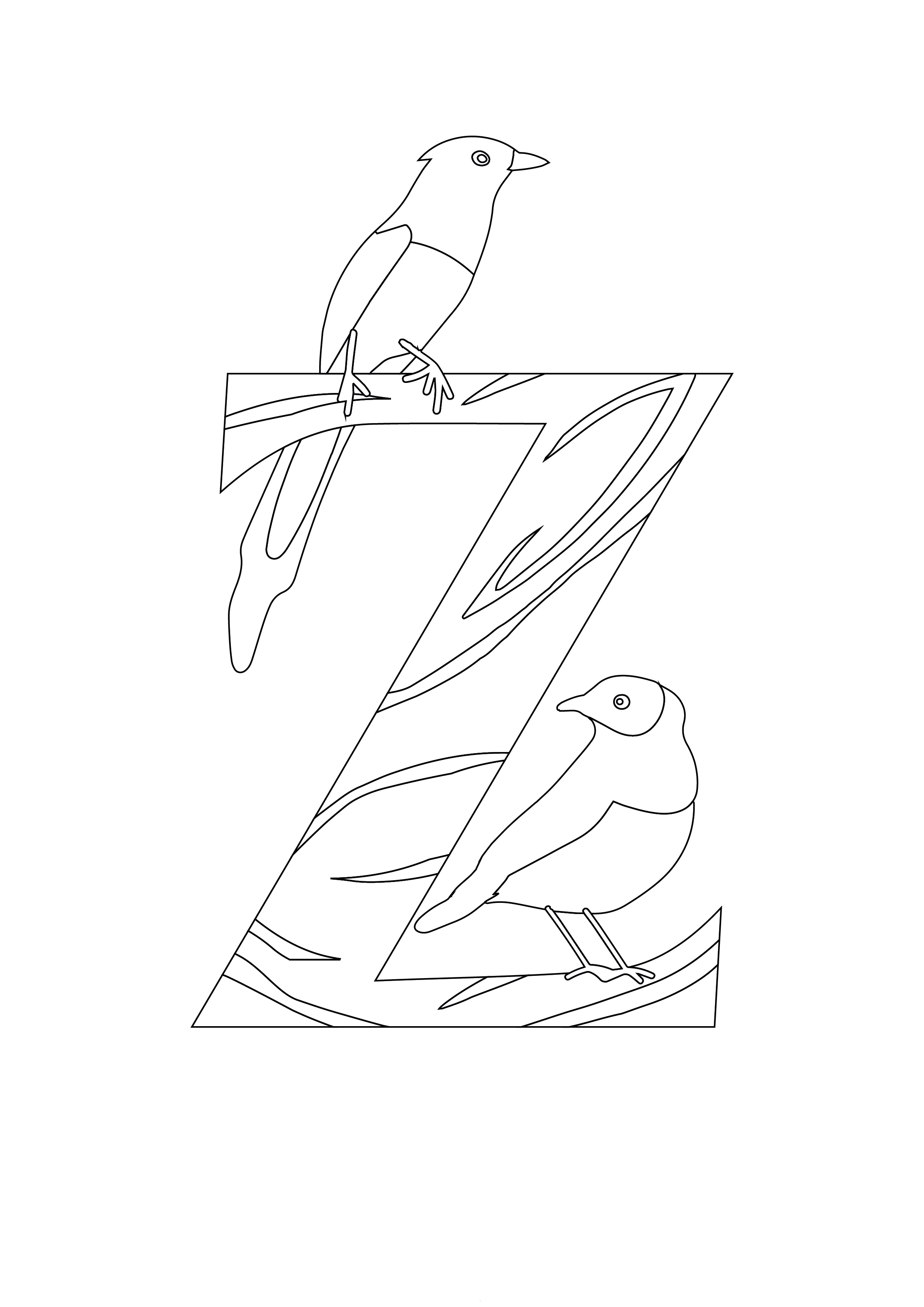 Free Letter Z Painting Ideas | Winnie's Picks